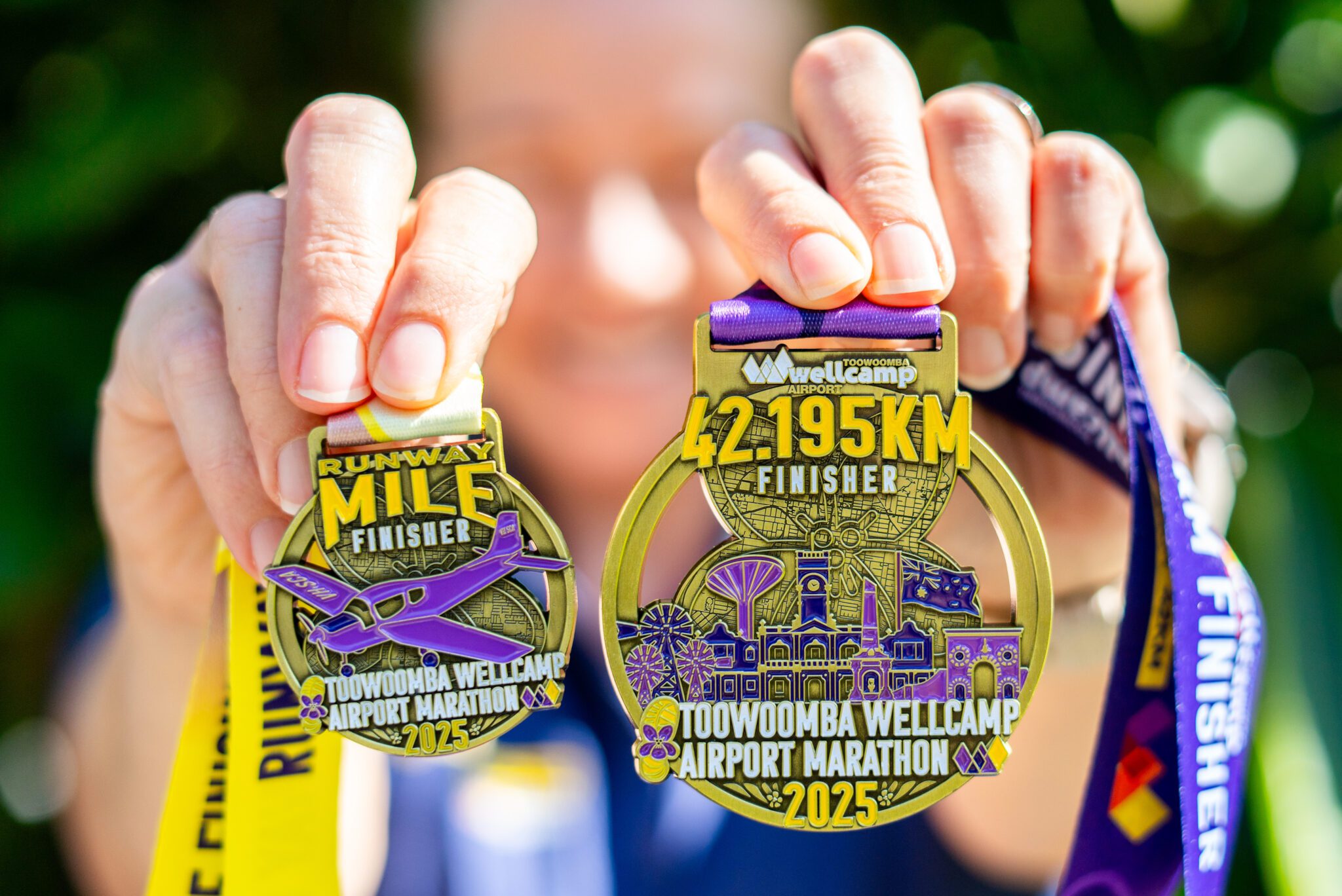 100 days to go - 2025 Toowoomba Marathon medals unveiled
