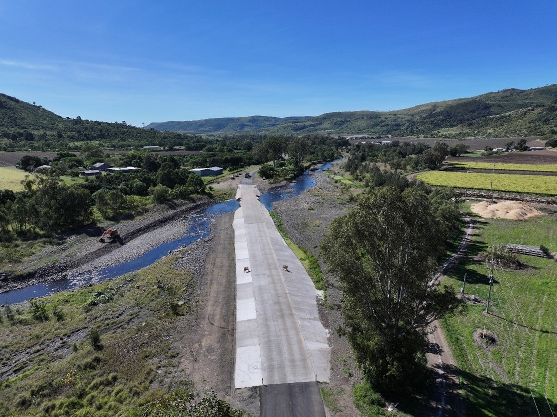 Major floodway upgrades complete on Mount Sylvia Road